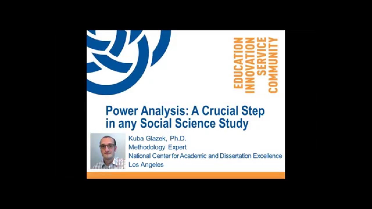 Power analysis: A crucial step in any quantitative study (Kuba Glazek, Ph.D.)