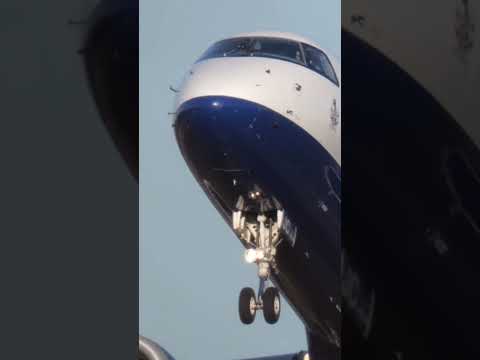 German Airways E190 CLOSEUP Takeoff at Nuremberg Airport