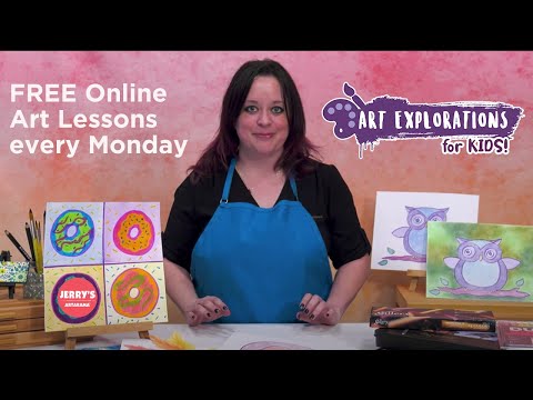 FREE Art Lessons for Kids every Monday!