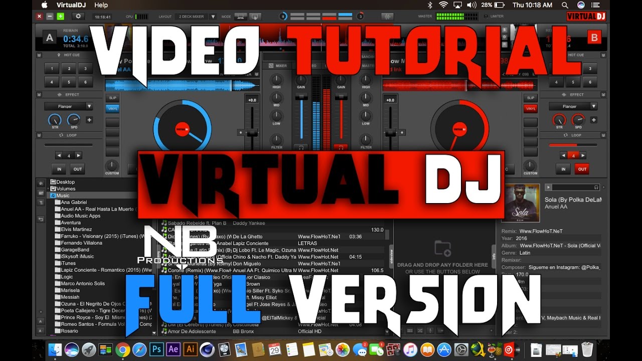 VirtualDJ 8 Pro Infinity Full Mac Tutorial 
