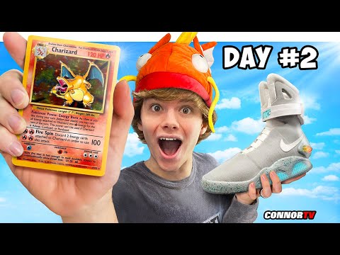 Trading a Penny to Nike Air Mags *Rare Charizard* Day 2