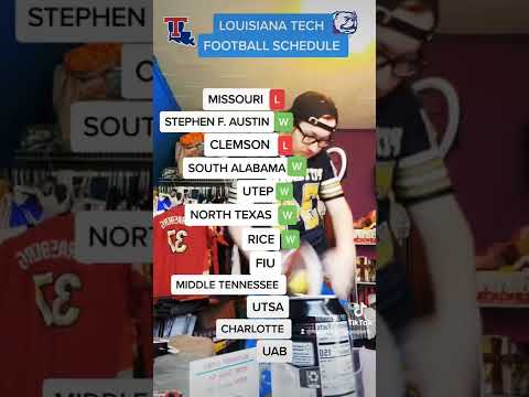 LOUISIANA TECH FOOTBALL SCHEDULE