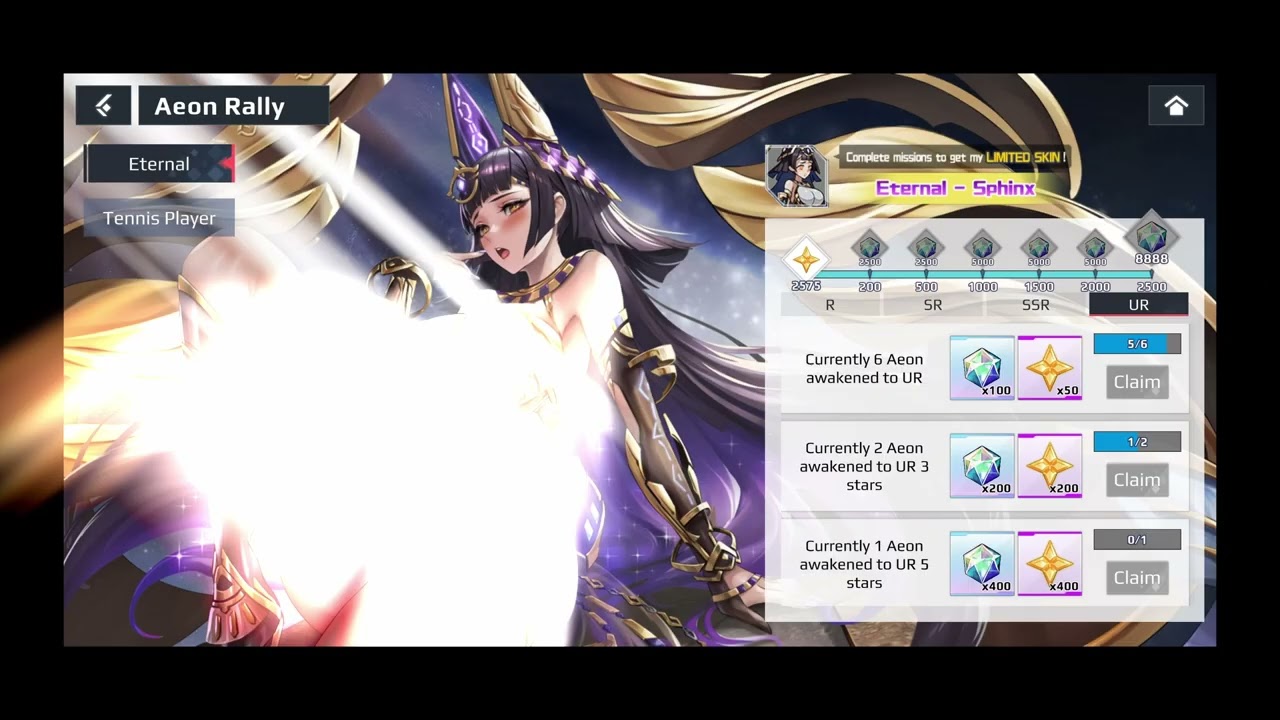 Aeons Echo what happens after we collect the final reward? 8888 gems or skin from challenges.