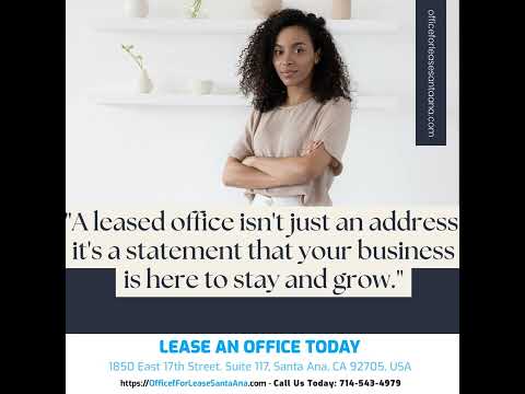 Private Office Space Available for Rent in Santa Ana, CA 92705