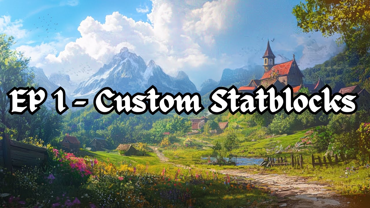 How to create a Statblock! | DM Guidebook Tutorials and Tips Ep 1.
