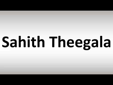 How to Pronounce Sahith Theegala