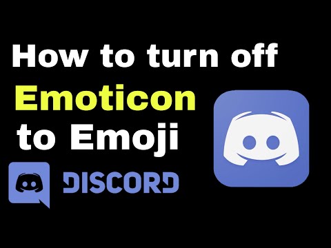 how to turn off emoticon to emoji discord mobile?