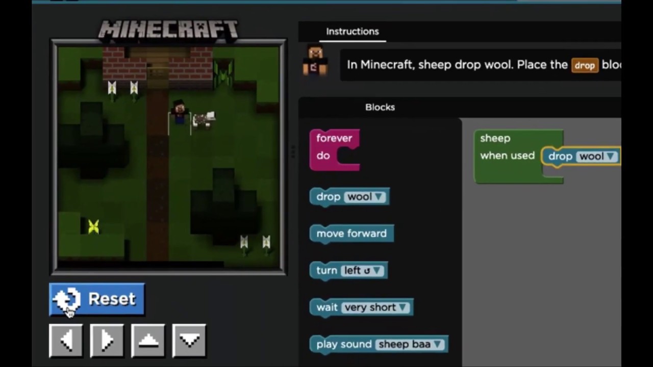 Code.org Minecraft Designer Part 1 - AI for Good