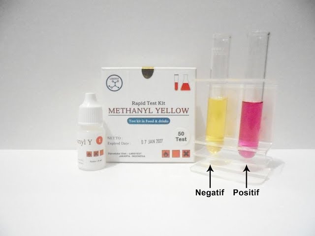 Jual Test Kit Methanyl Yellow (Methyl Yellow), Uji Pewarna Metanil ...