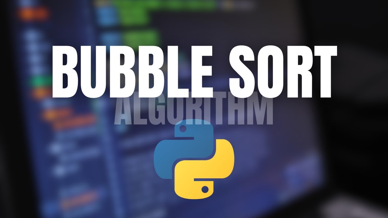 Bubble sort algorithm in python programming | DSA | Python