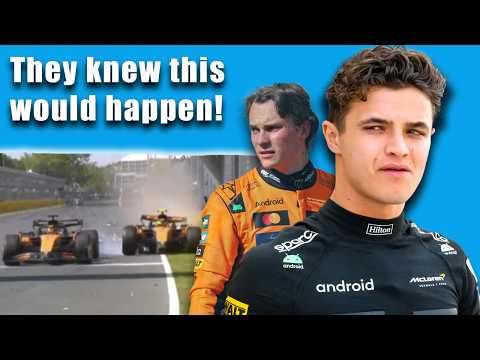 McLaren prepared for Lando’s TOTAL LACK of wheel to wheel skills.