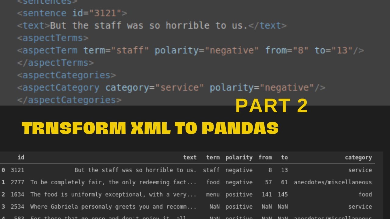 Transform XML into PANDAS DataFrame | Part 2