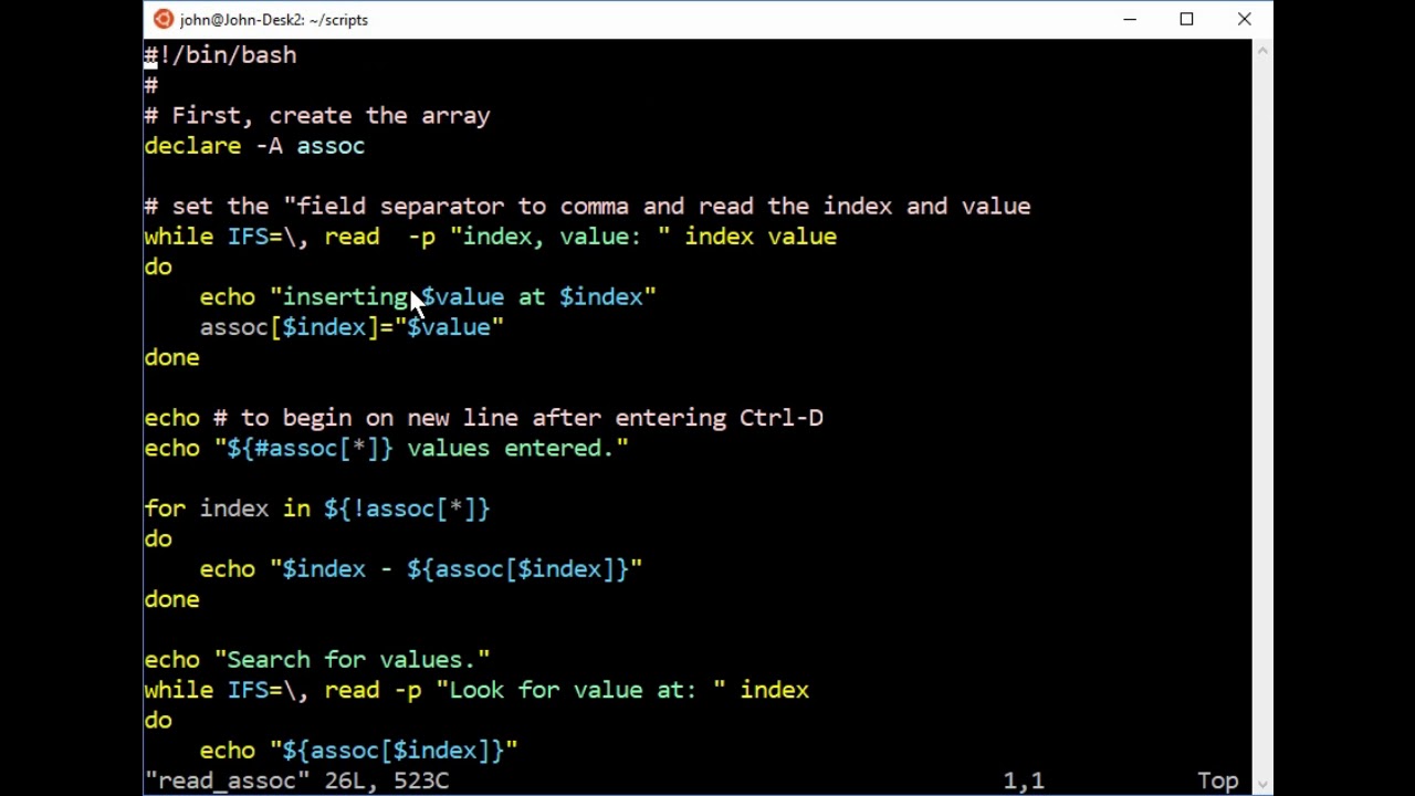 How to Use Associative Arrays in Bash Shell Scripts