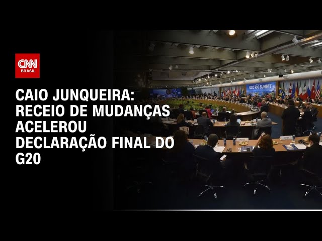 G20: receio de alterações acelerou publicação de declaração final ...