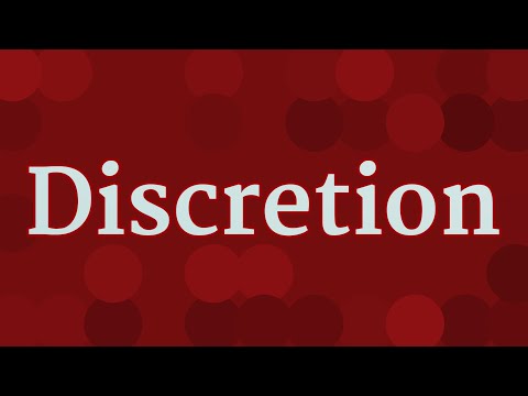 DISCRETION pronunciation • How to pronounce DISCRETION
