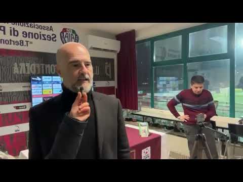 Intervista a mister Canzi - Pontedera Alessandria 2-.0