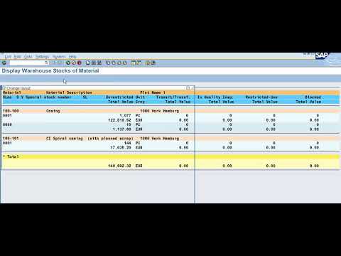 MB52 Tcode in SAP | MB52 SAP Report | SAP MB52