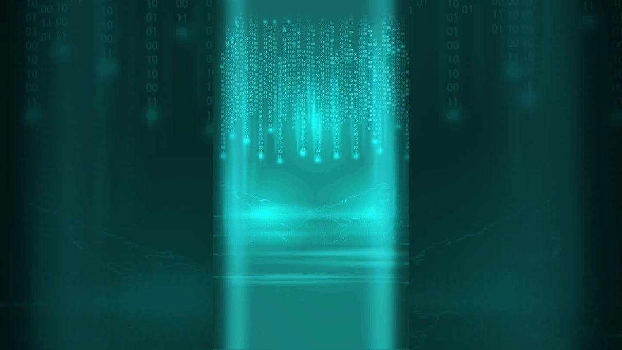 Binary Code Map Animated