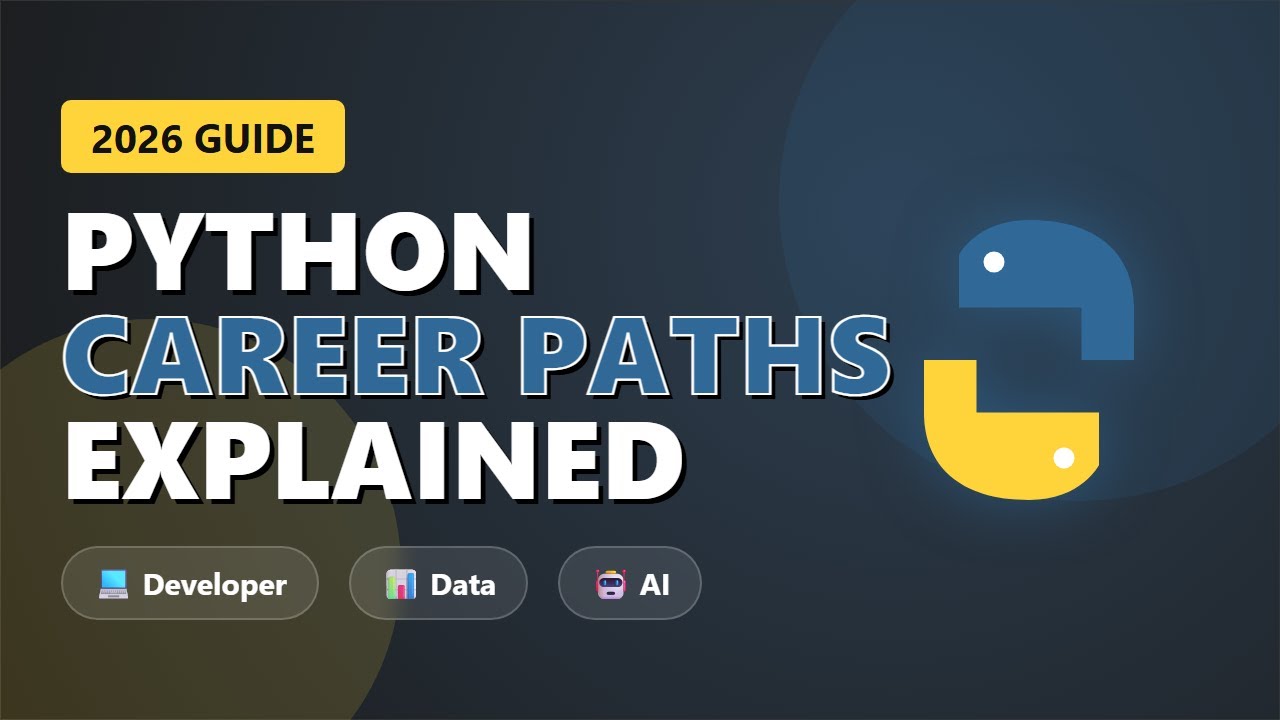 Python Career Paths Explained 2026: Developer, Data Science & AI