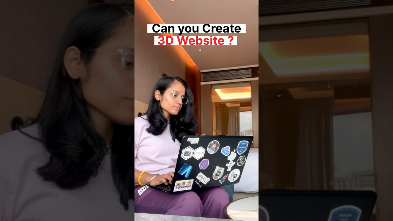 Can you create a 3D website? #webdesign #3d #html #css #webdesign #learn