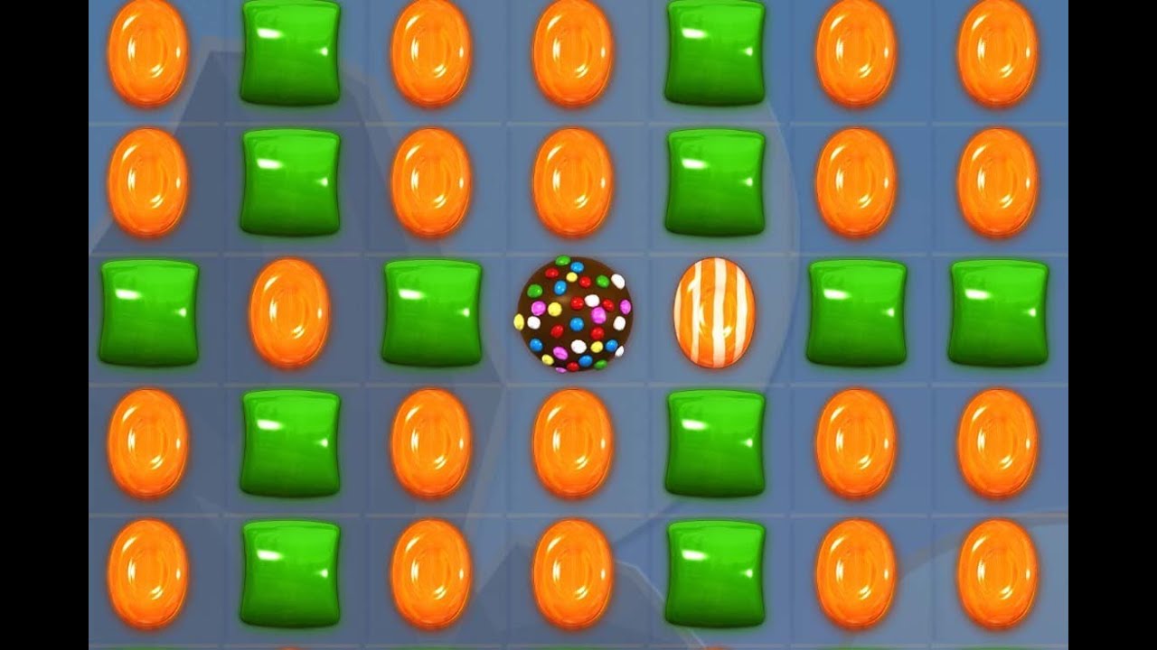 Candy Crush - CRAZY GREEN & ORANGE CANDIES COMBO!!