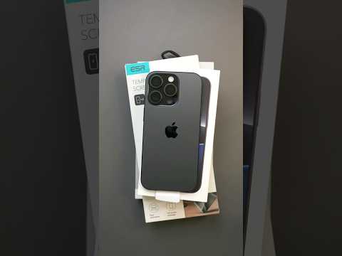 iPhone 16 Pro Unboxing With Screen Protector & Nomad Case #iphone16 #iphone16pro #phonecase #asmr