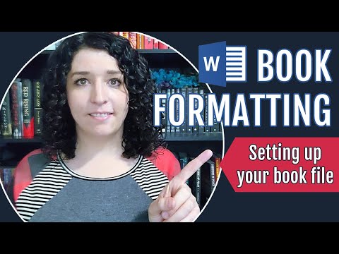 BOOK FORMATTING IN WORD | Setting up your book's pages and margins