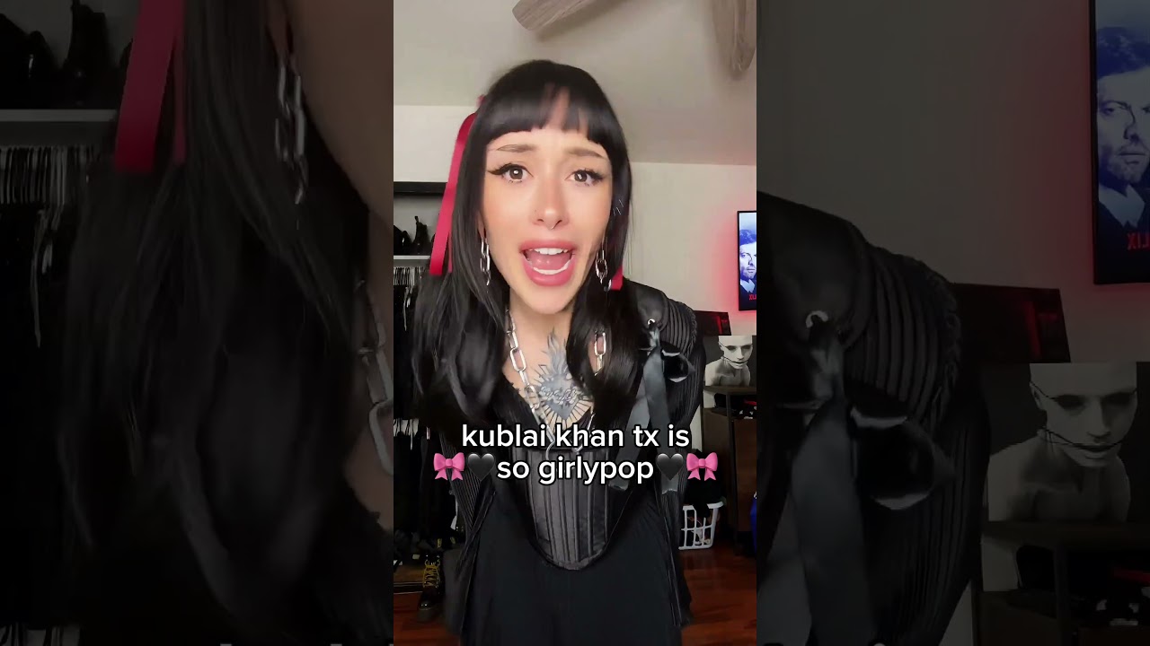 kublai khan tx is so girlypop 🖤🎀
