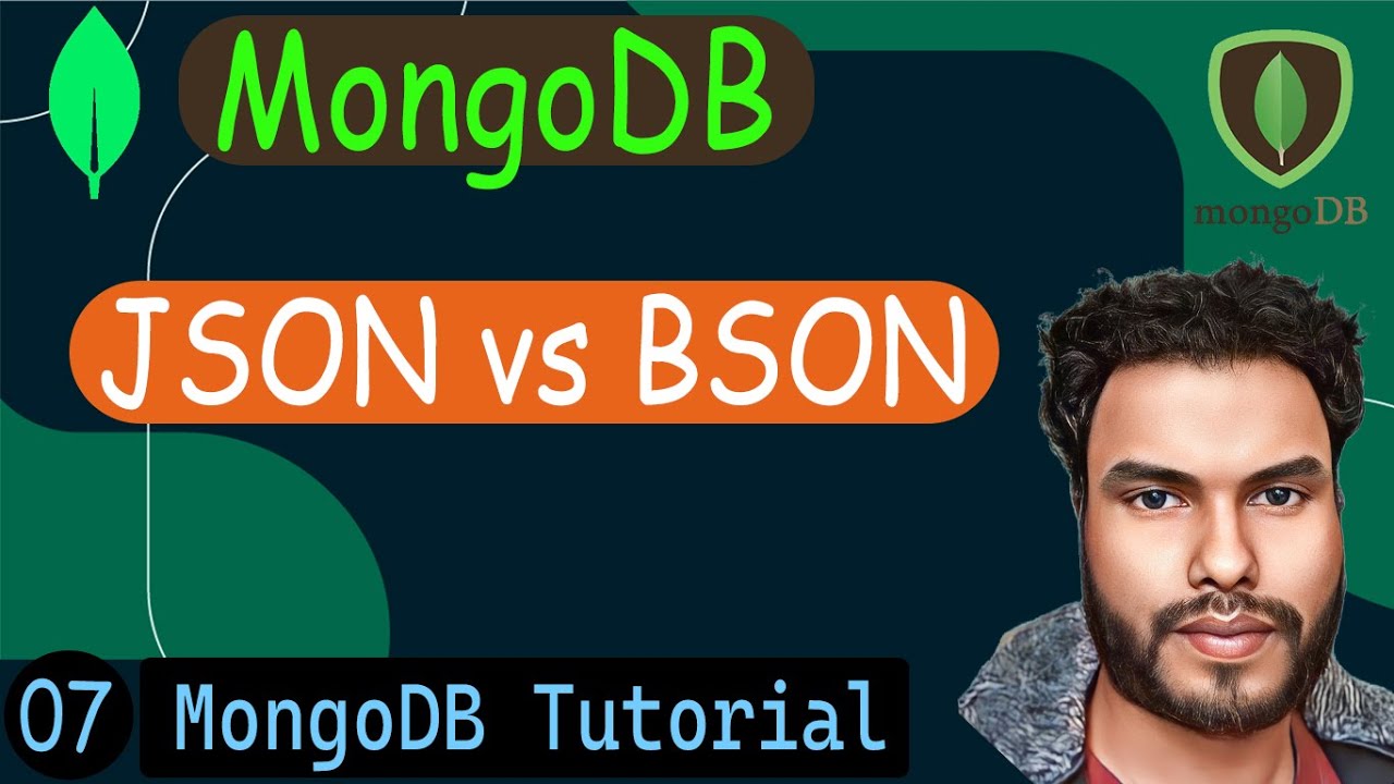 JSON(javascript object notation) vs BSON(binary json) | MongoDB Tutorial