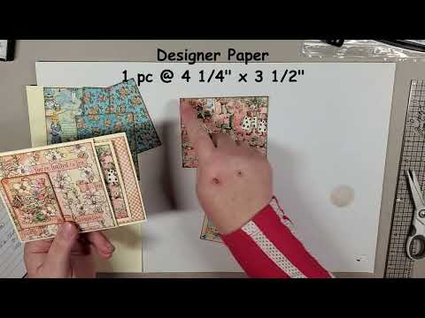 Pop Up Card Ft. Alice's Tea Party from Graphic 45