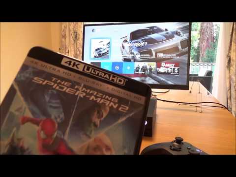 What Happens When you put a 4K Bluray Ultra HD Disc into a Xbox One X Console