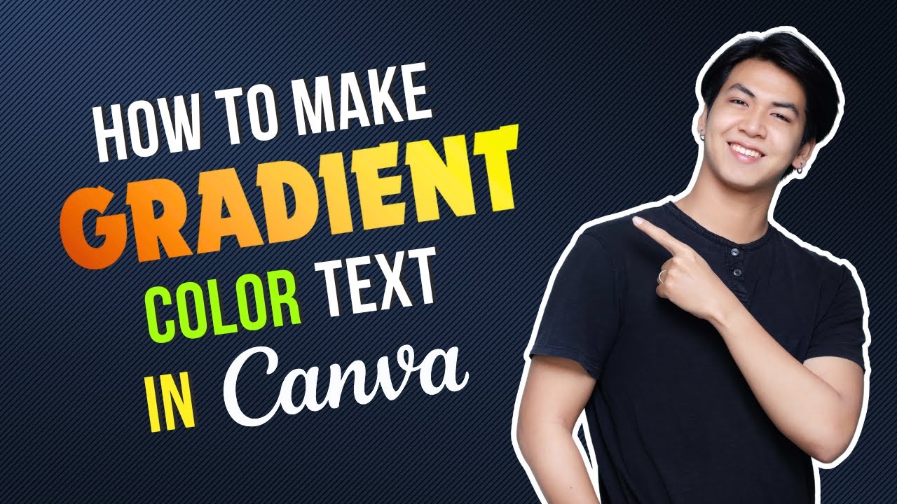 How to Make Gradient Text in Canva (EASY TUTORIAL)