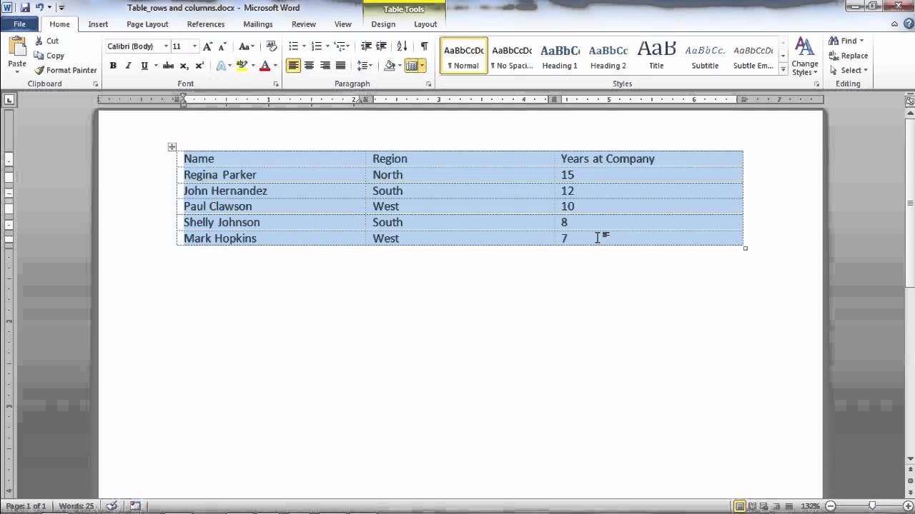 How to View Table Gridlines in Microsoft Word