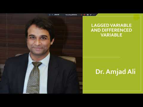 Lagged Variable and Differenced Variable