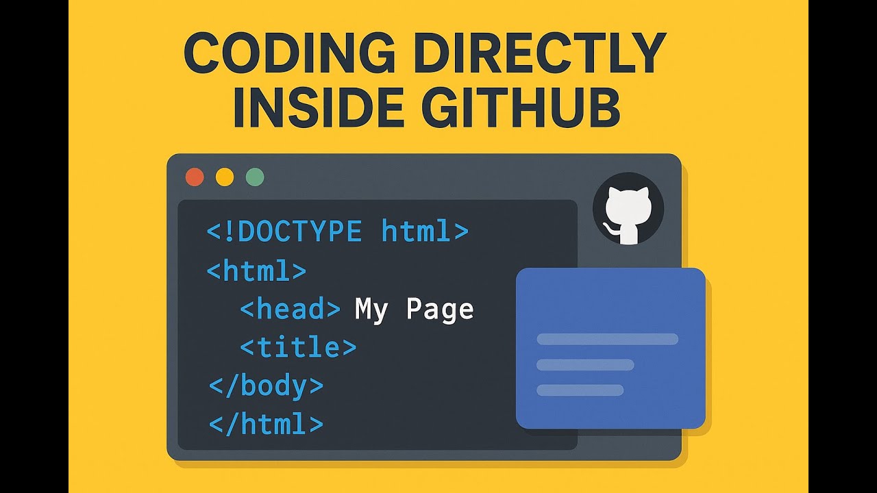 How to Code Directly Inside GitHub Using Codespaces | Run HTML, CSS & React Projects Online #git