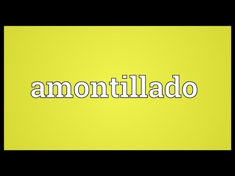 Amontillado Meaning