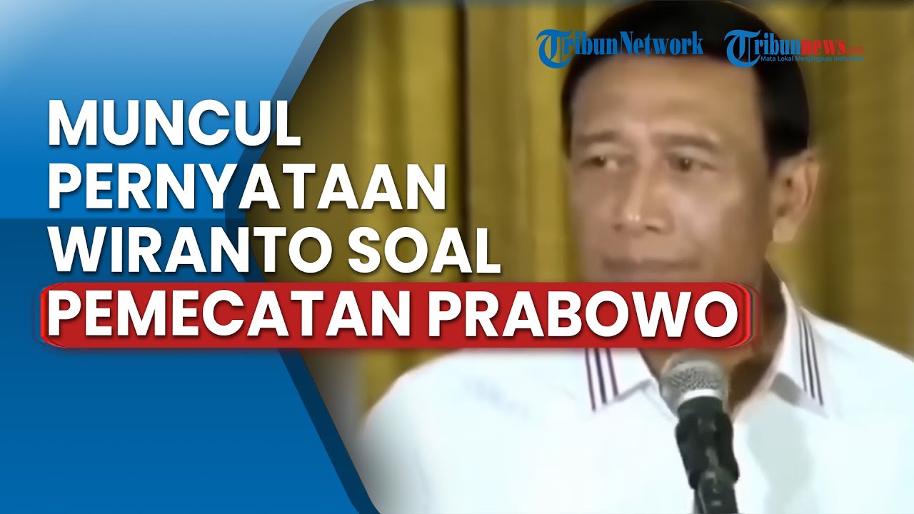 Pernyataan Wiranto soal Pemecatan Prabowo dari ABRI Kembali Viral di ... Pernyataan Wiranto soal Pemecatan Prabowo dari ABRI Kembali Viral di ...