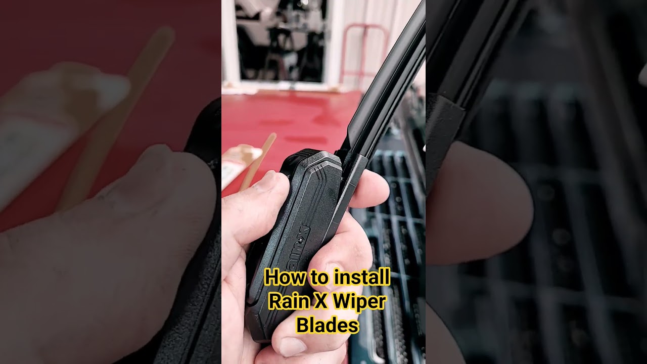 How to install  Rain X Wiper Blades
