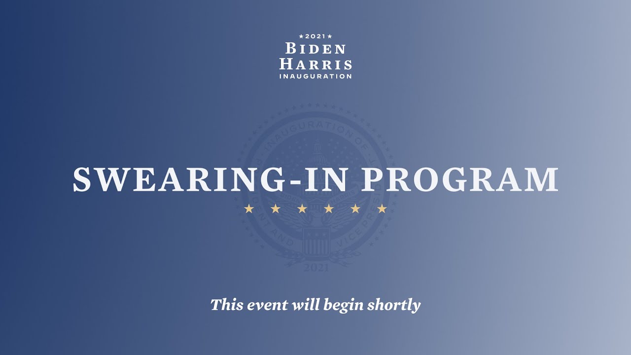 Joe Biden and Kamala Harris are sworn in as President and Vice President of the United States