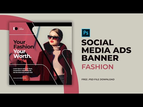 Social Media Ads Design For Fashion Ecommerce In Photoshop | Free PSD File