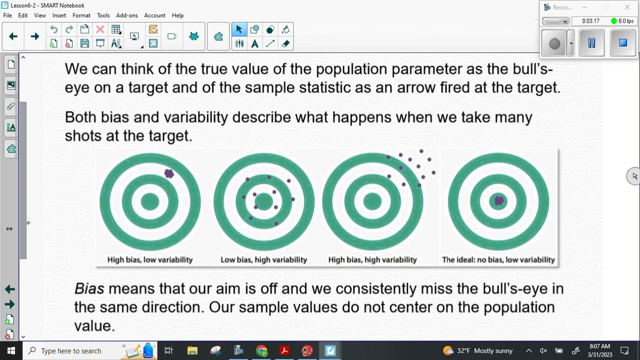 Lesson 6.2 Sampling Distributions: Center and Variability