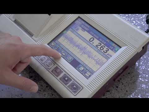 The Mitutoyo SJ-410 Portable Surface Roughness Tester