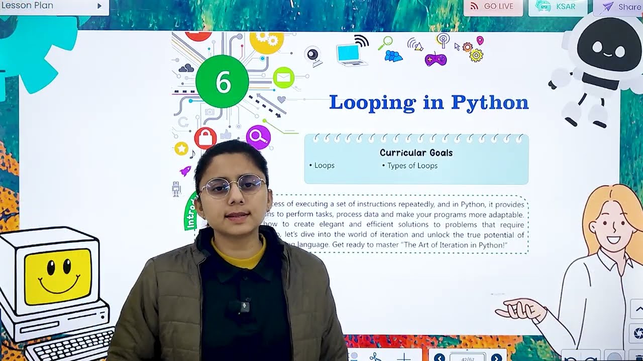 COMPUTER-8 | CHAPTER-6 | LOOPING IN PYTHON