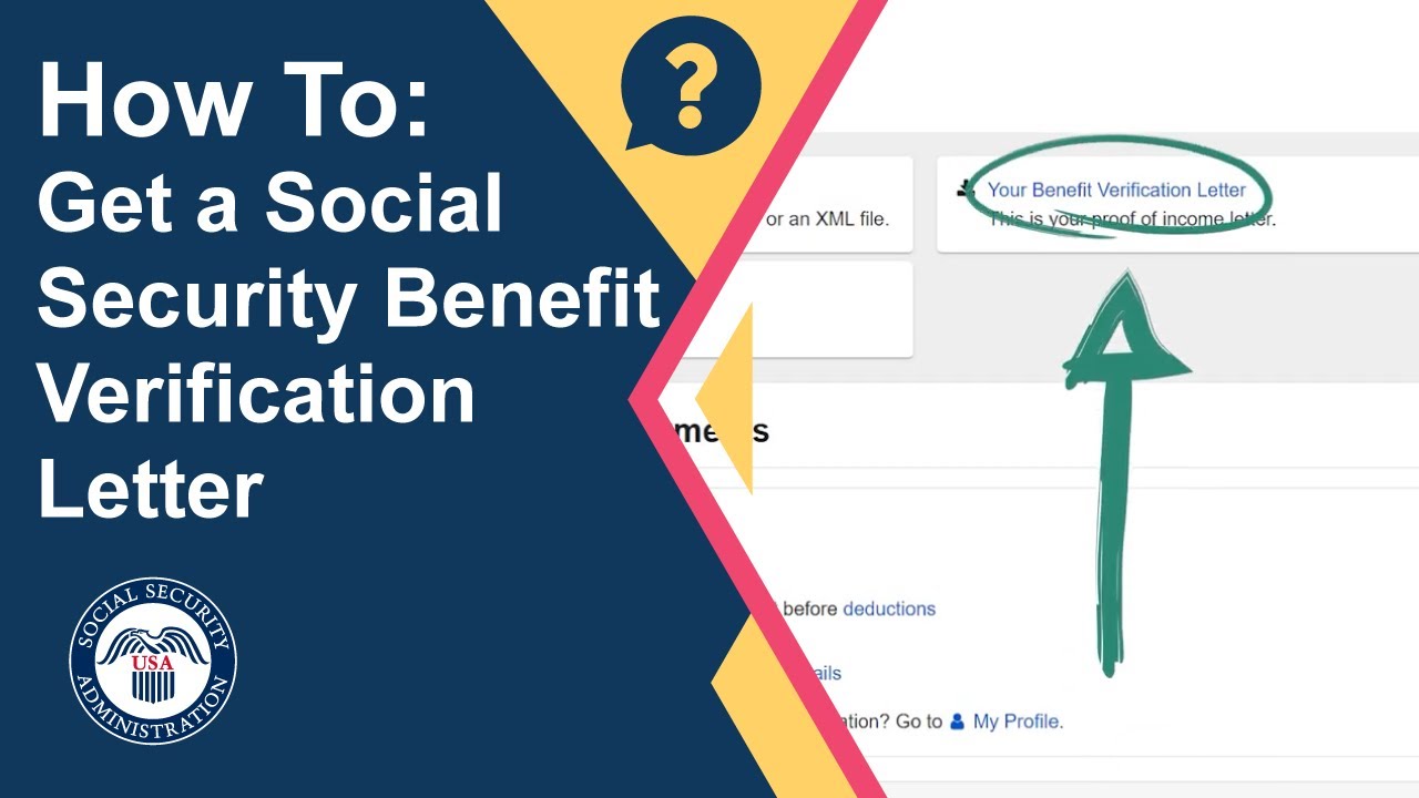 How To: Get a Social Security Benefit Verification Letter