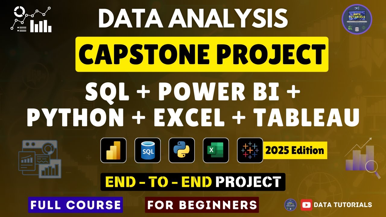 Data Analysis | Capstone Project | Power BI + SQL + Python + Excel + Tableau | End to End | Finance