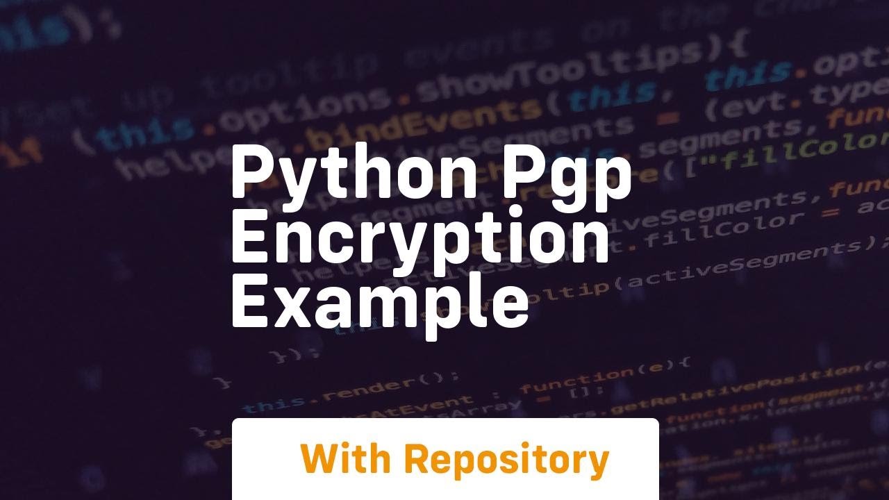 python pgp encryption example