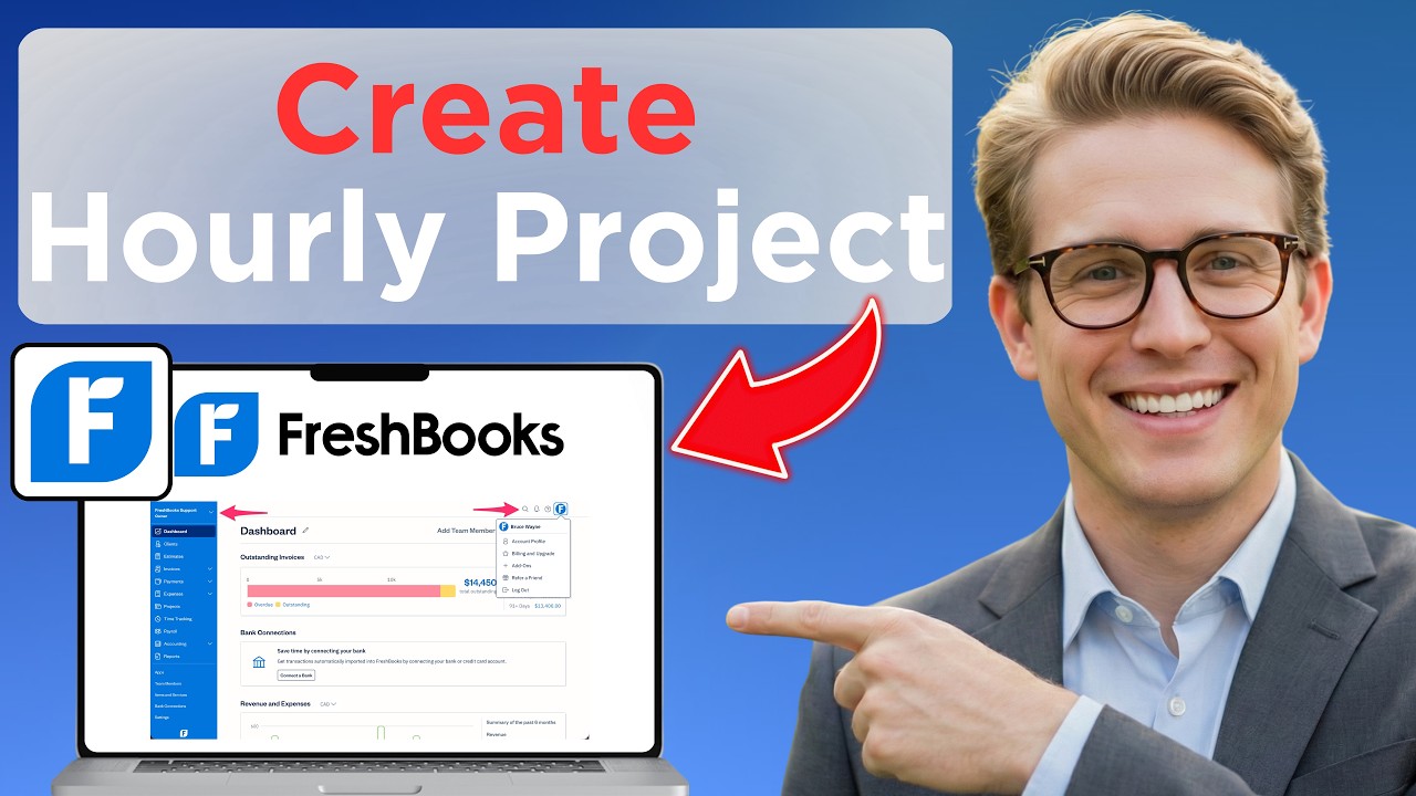 How To Create an Hourly Project in FreshBooks (Full Guide 2026)