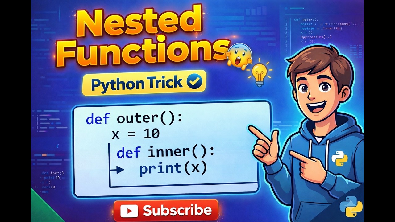 Nested functionPython Nested Functions Explained + Modules & Packages (Beginner Guide)