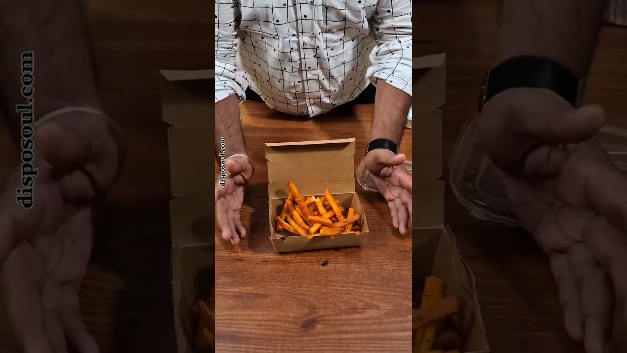 Smart Food Packaging for French Fries 🍟 | Stylish Takeaway Boxes for Cafes & Restaurants