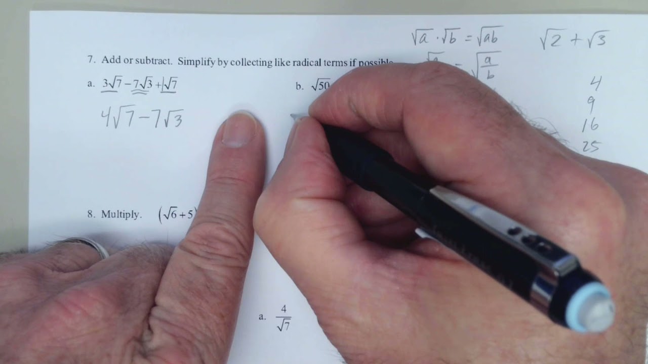 Test 4 Review - Pt 1 F2021